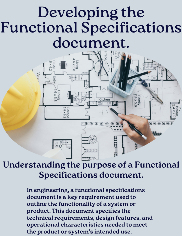 Functional Design Specifications (FDS) - IACS Engineering